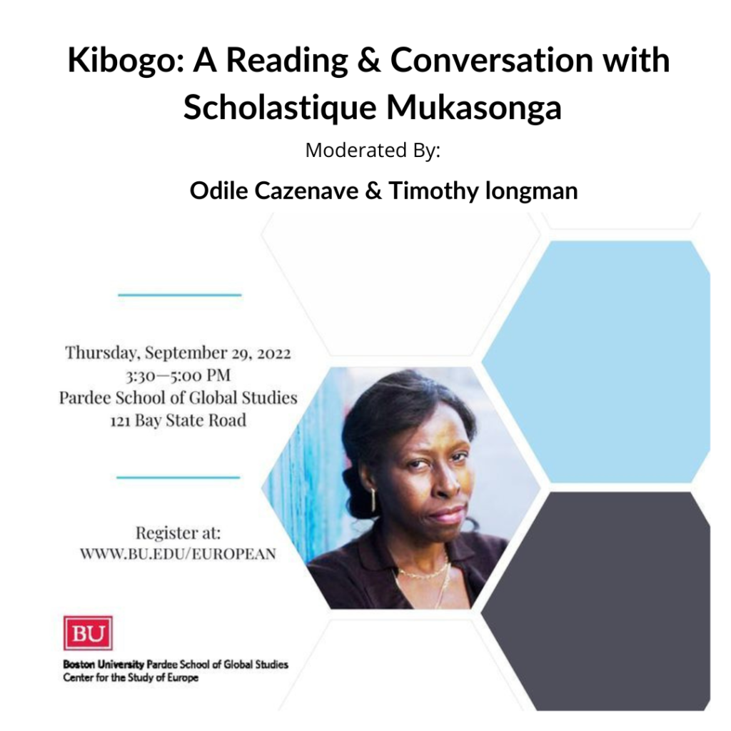 Kibogo: A Reading & Conversation - Boston - 09/29/2022 - The Official ...
