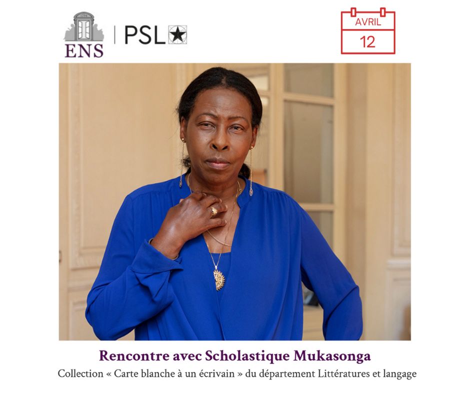 Rencontre à l'École normale supérieure - Scholastique Mukasonga